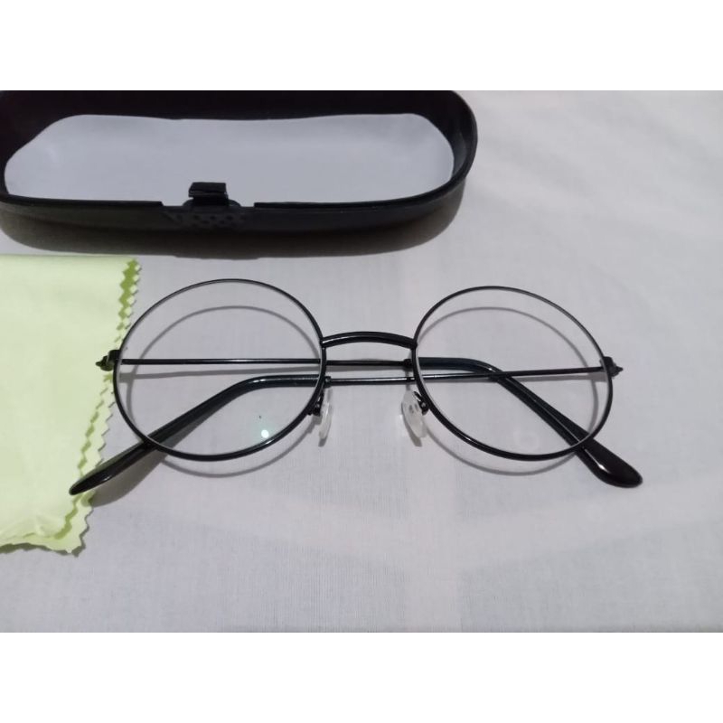 Jual Upper Noose Lenon series - Kacamata minus bulat black | Shopee Indonesia