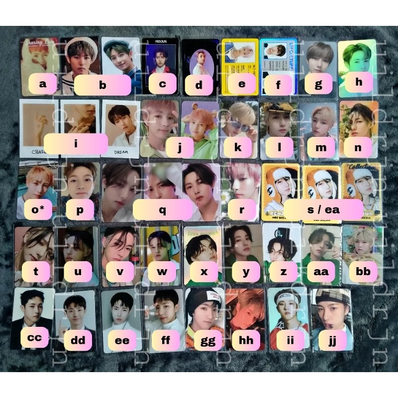 Jual photocard pc renjun nct dream hot sauce candylab candy istj sg20 ...