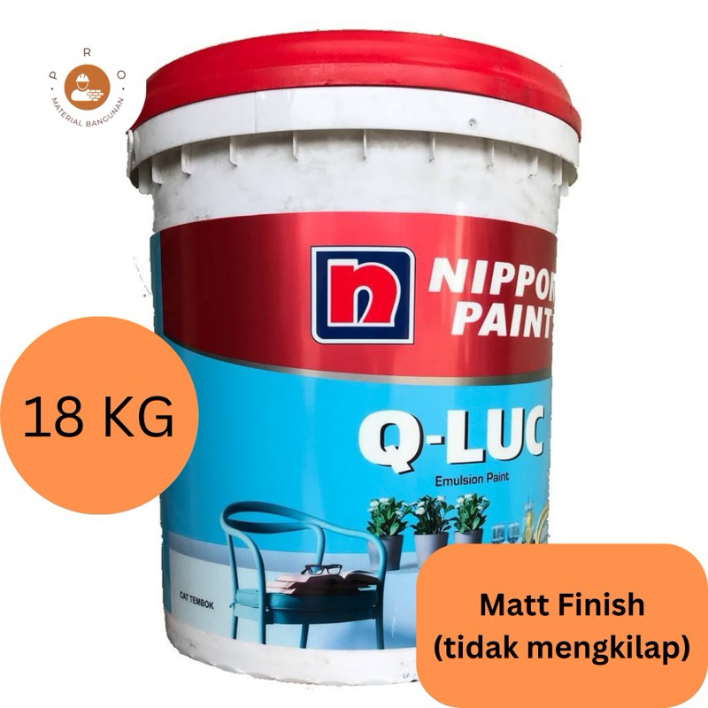 Jual Cat Tembok QLUC Q-LUC Q LUC Nippon Paint 18kg 18 kilo | Shopee ...