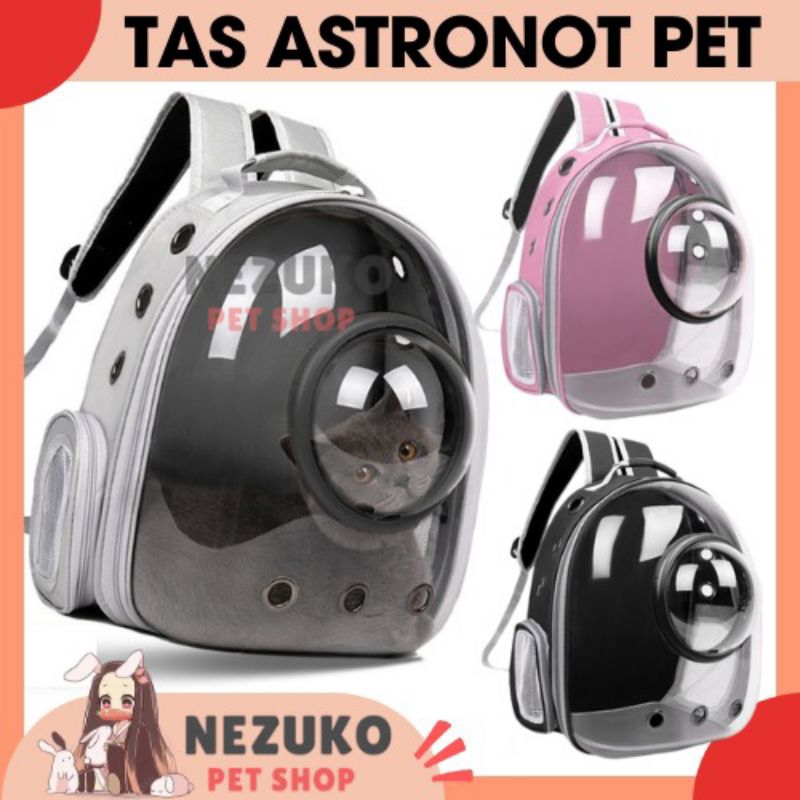 Jual Pet Cargo Tas Anjing Tas Kucing Astronot Carrier Bag WITH HOOD ...