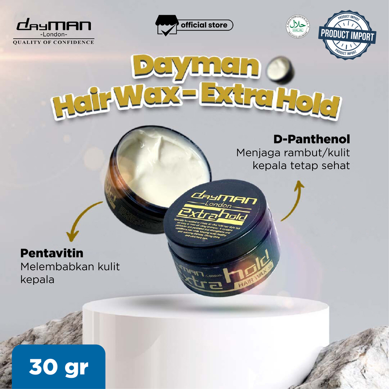 Jual Hair Wax Dayman Extra Hold 30 gr | Shopee Indonesia