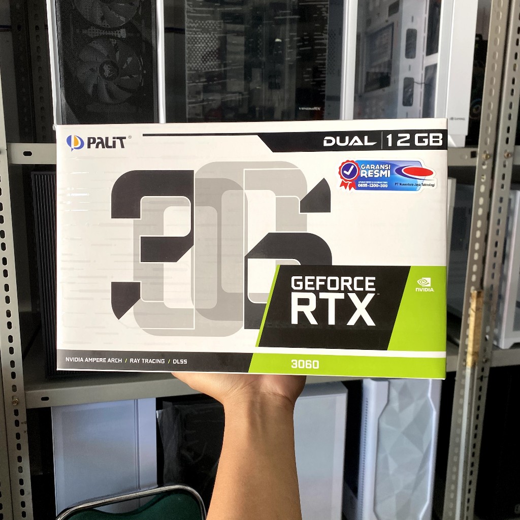 Jual VGA Palit Dual RTX 3060 12 GB Dual Fan GDDR6 RTX3060 12GB DDR6 ...