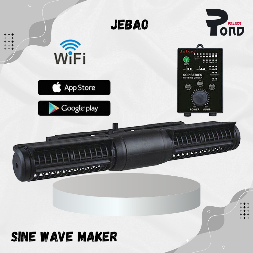 Jual Wave Maker Sine Crossflow Jebao SCP 120 M Controller Wifi Wave Pump | Shopee Indonesia