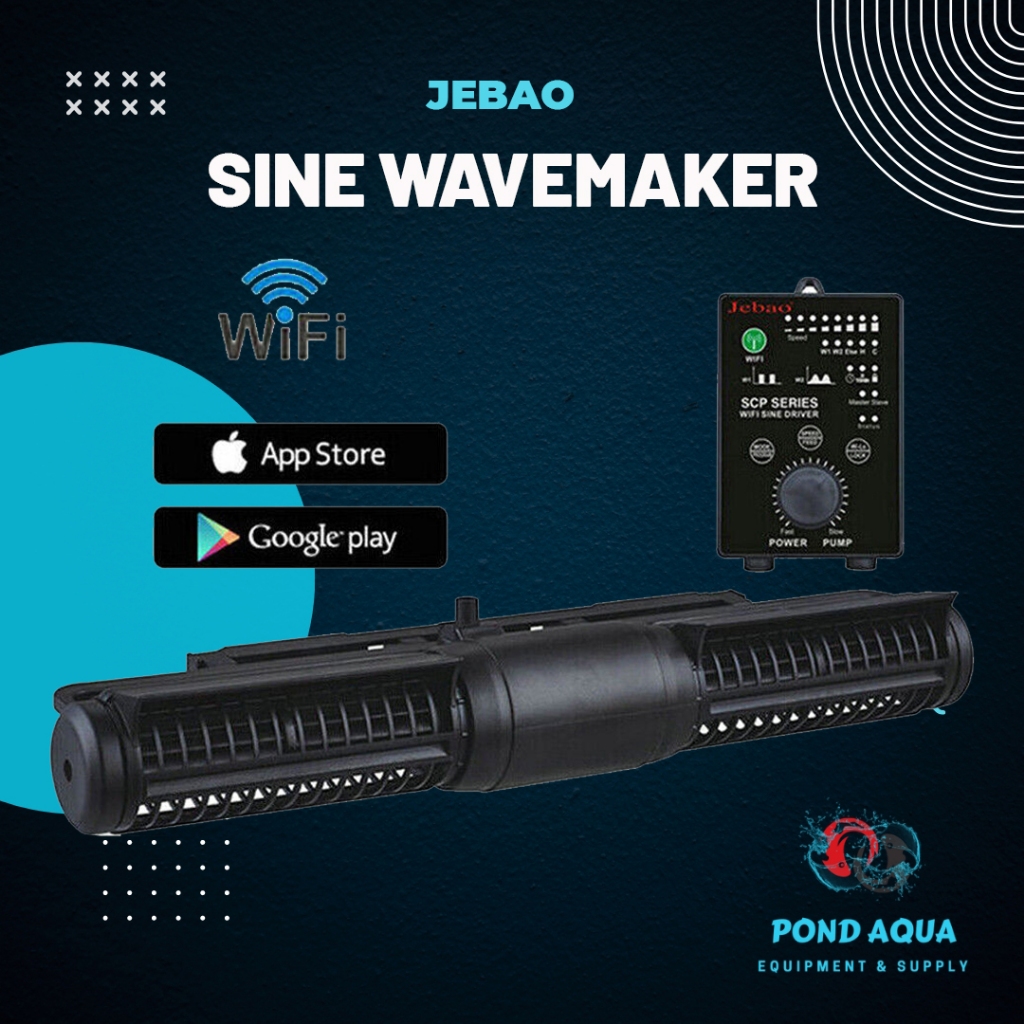 Jual Wavemaker Jebao 120 Sine Cross Flow Pump Wave Maker Controller Wifi | Shopee Indonesia