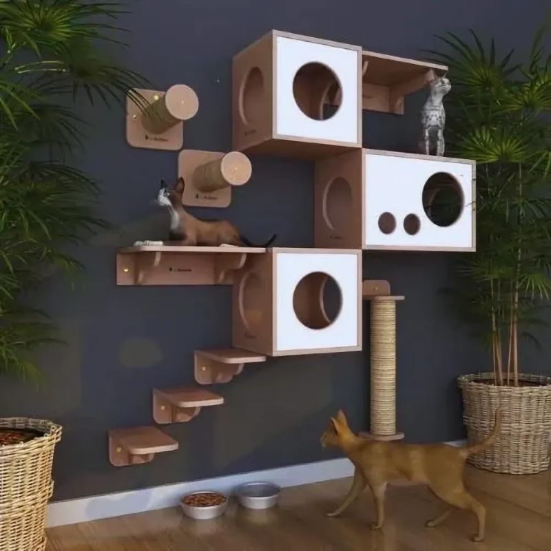 Jual Cat Playground / Cat Wall / Rumah Kucing / Cat Room | Shopee Indonesia