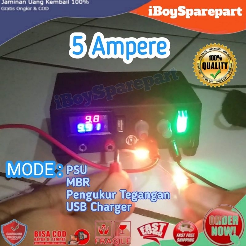 Jual Power Supply PSU MBR 5 Ampere Plus Adaptor 12V | Shopee Indonesia