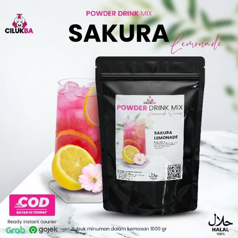Jual Bubuk Minuman Instan Rasa Sakura Lemonade 1 kg / Powder Drink Mix ...