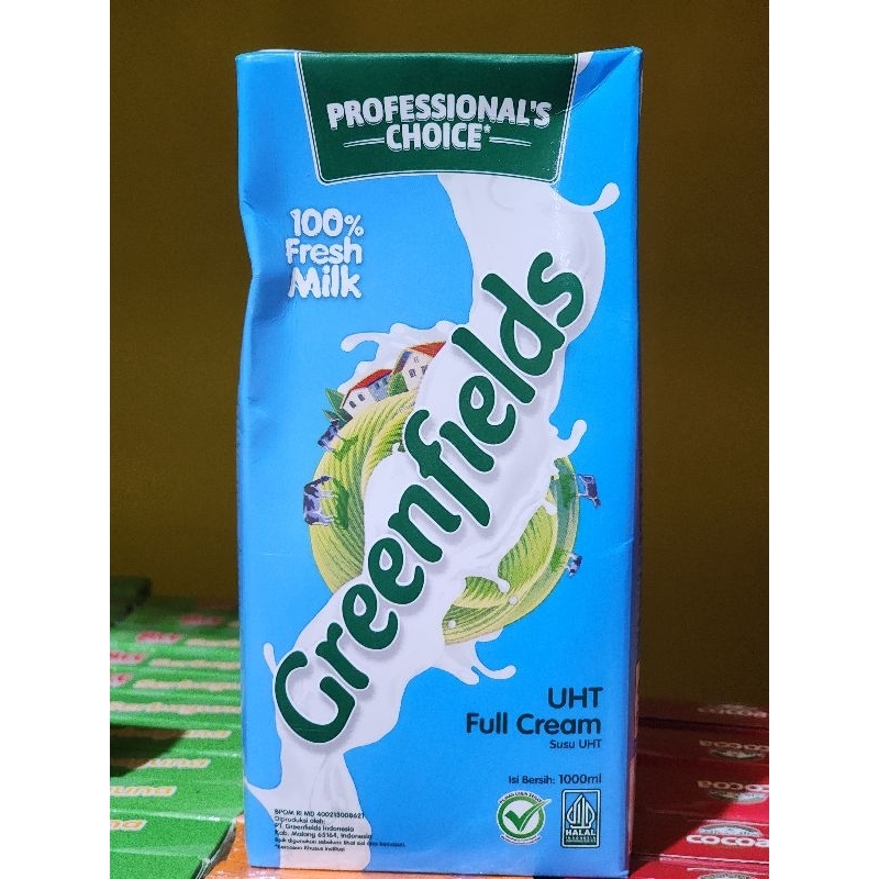Jual UHT Full Cream Greenfields 1000Ml | Shopee Indonesia