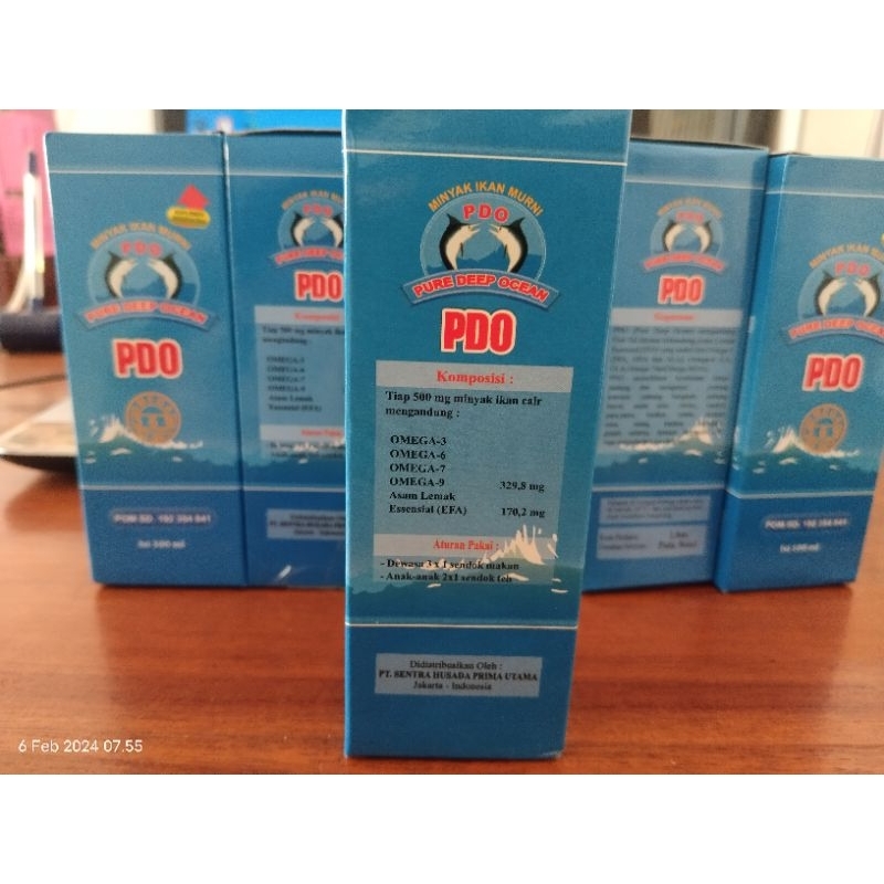 Jual Minyak Ikan Laut Dalam Murni PDO Cair Original | Shopee Indonesia