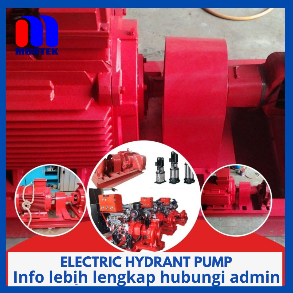 Jual Electric Hydrant Pump 750 Gpm Head 50-120 Meter | Shopee Indonesia