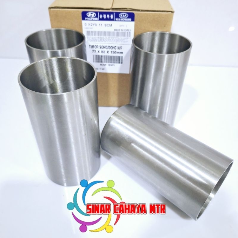 Jual LINER BORING HYUNDAI TIMOR DOHC SOHC B5 SEMI FINISH HARGA SET ...