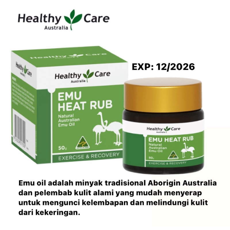 Jual Healthy Care Emu Heat Rub 50 Gram | Shopee Indonesia