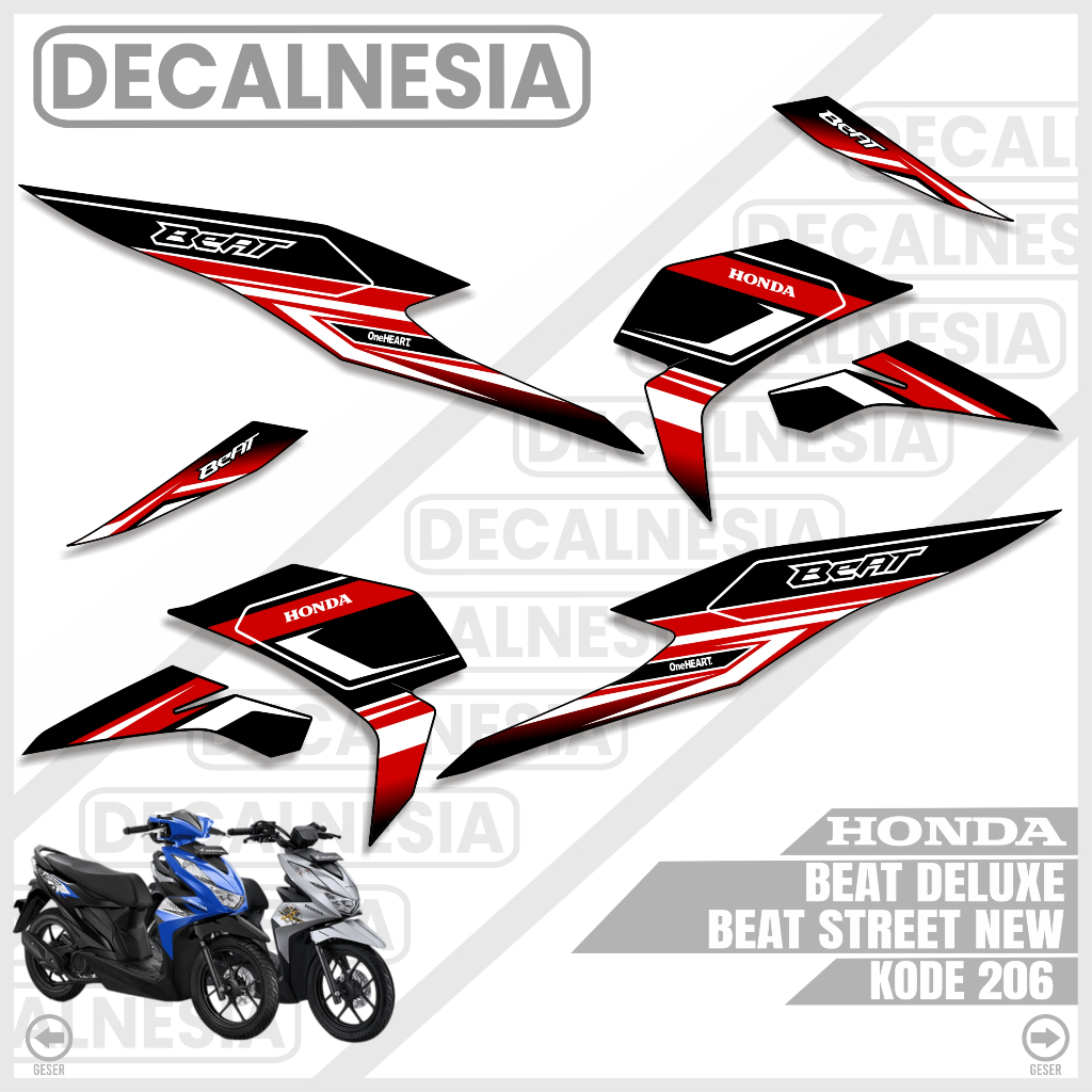 Jual Striping Stiker Motor Beat Deluxe 2021 2022 2023 2024 CBS ISS ...