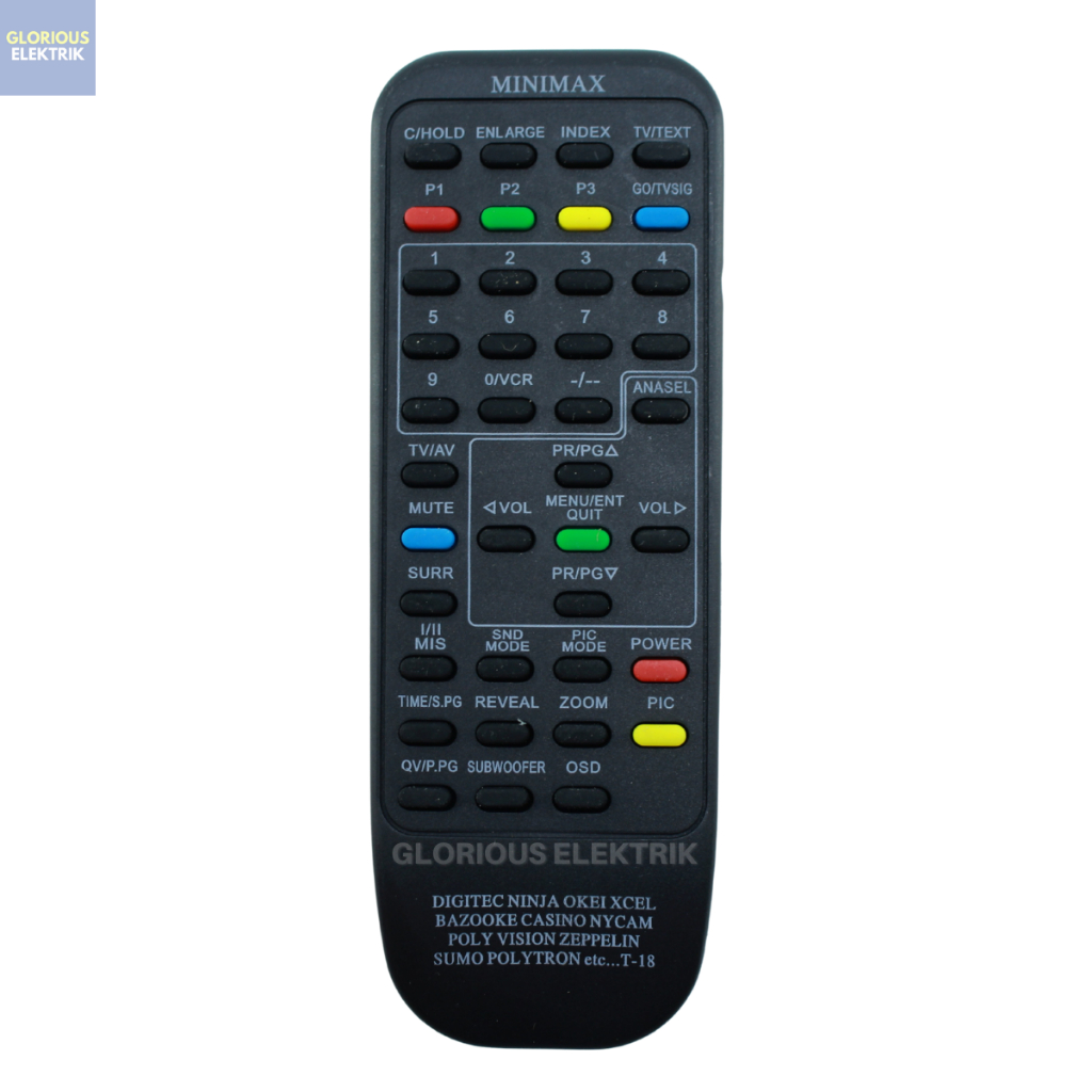 Jual Remote TV Tabung Polytron / Digitec / Minimax | Shopee Indonesia