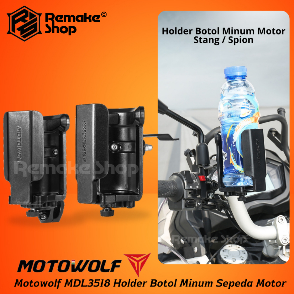 Jual MOTOWOLF MDL3518 Holder Botol Air Minum Sepeda Motor di Stang ...