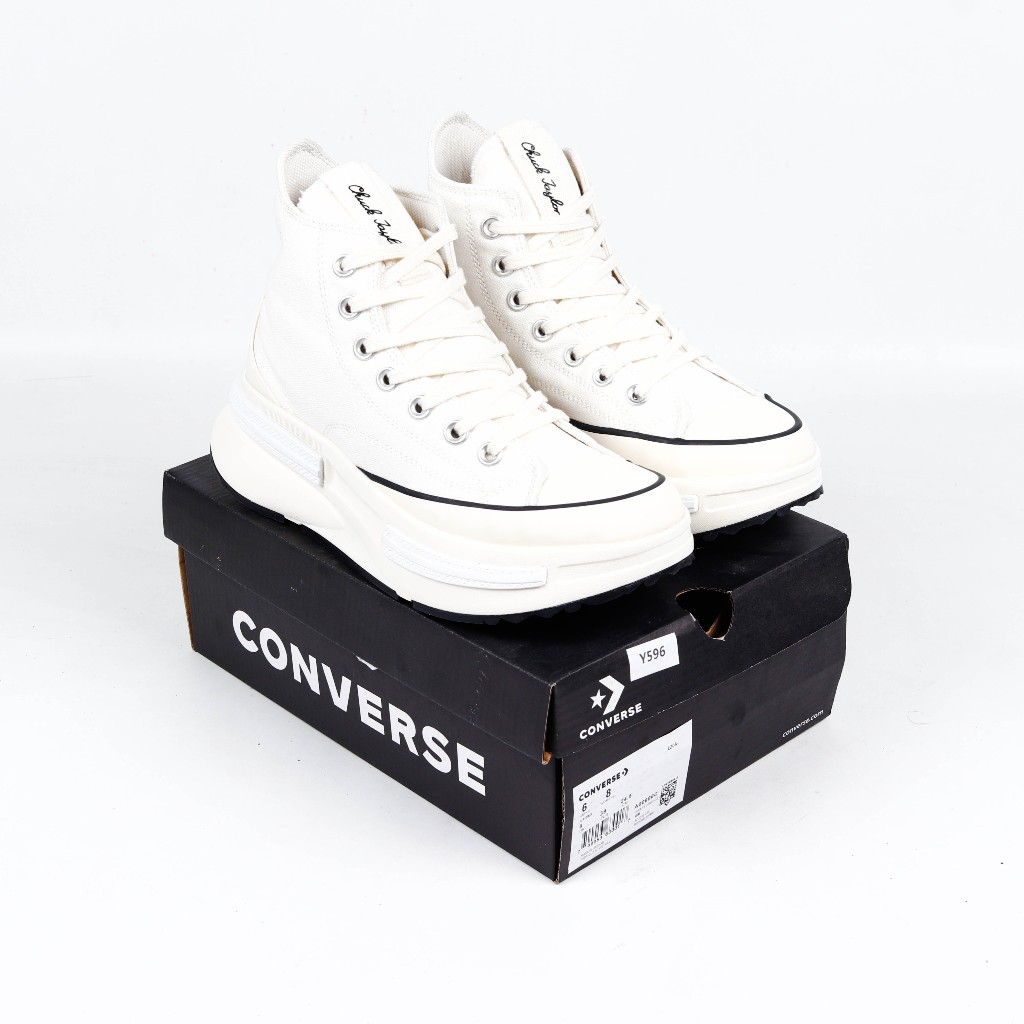 Jual Sepatu Converse Run Star Legacy CX Future Comfort Hi White Black ...