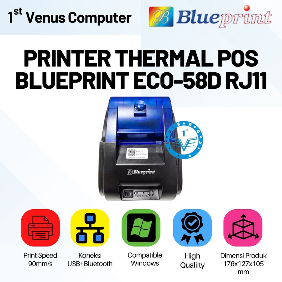 Jual PRINTER MINI BLUEPRINT THERMAL BLUETOOTH BP-ECO58D / PRI03-BP ...