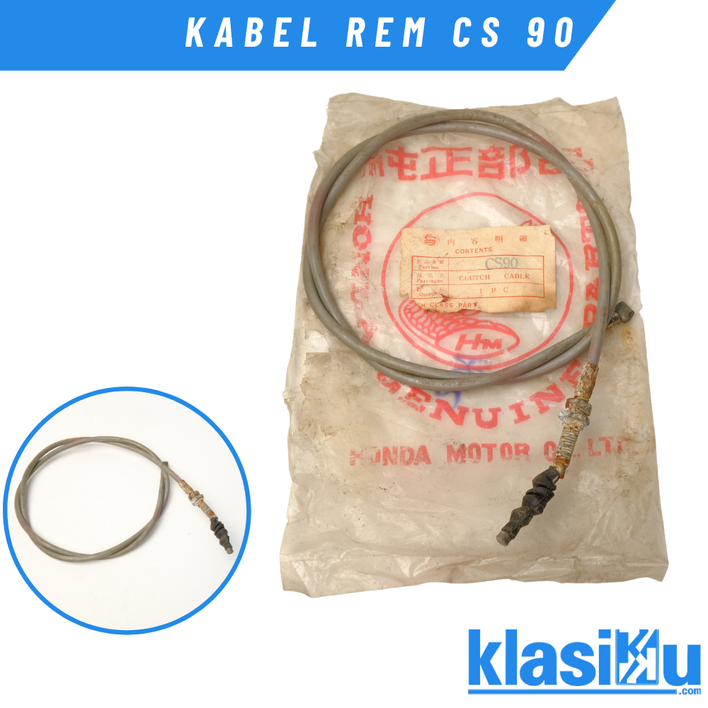 Jual Kabel Rem Cable Brake Abu Abu Honda CS90 Cs 90 Cb100 Benly S110 Nos | Shopee Indonesia