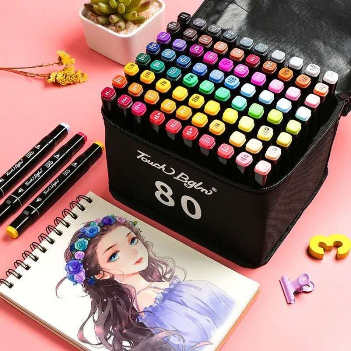 Jual Spidol Warna Stabilo Touch Toddi 60-80 Warna Dual Side Fine Art ...