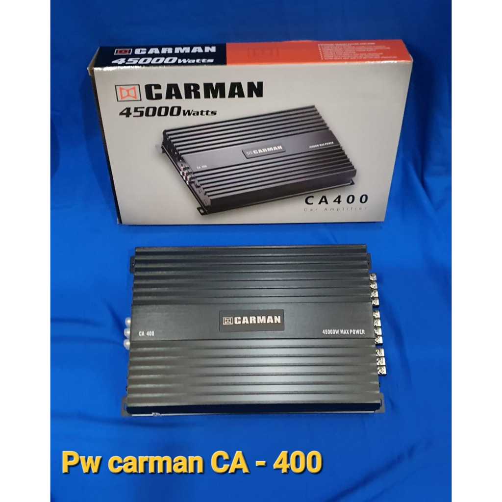 Jual Power Amplifier 4 Channel CARMAN CA-400 Max Power 45000 Watt - Power Amplifier CA - 400 ...