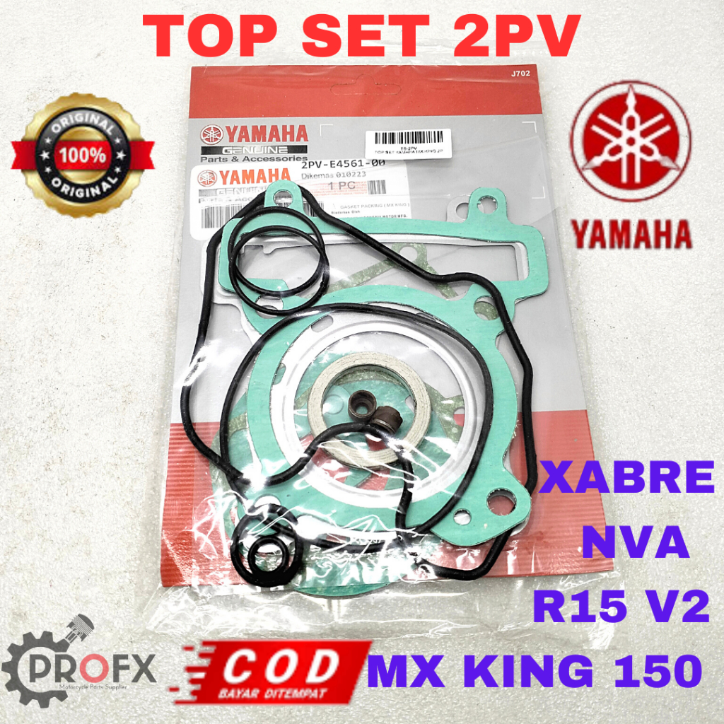 Jual PACKING TOP SET 2PV YAMAHA MX KING 150 XABRE NVA R15 V2 KUALITAS ...