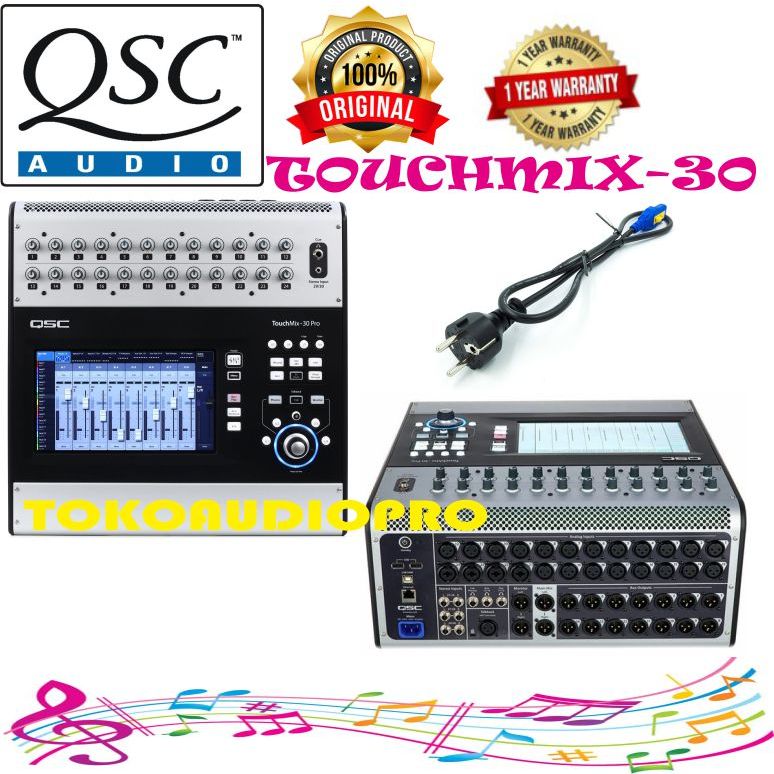Jual QSC TouchMix 30 Pro 30-Channel Compact Digital Mixer | Shopee ...