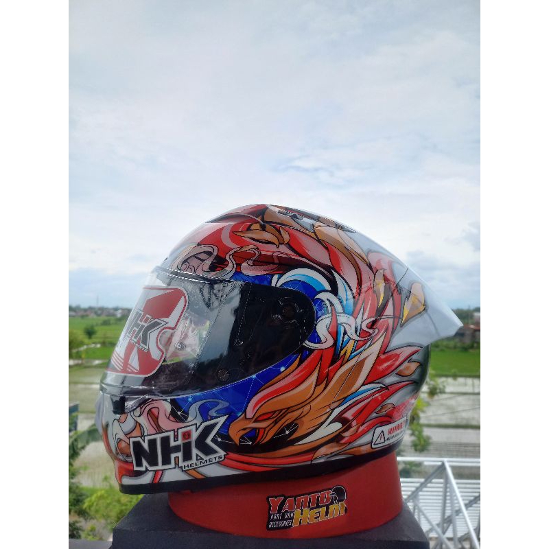 Jual HELM NHK GP R TECH STREET PLUS GP EDITION ALONSO #8 STAR WHITE ...