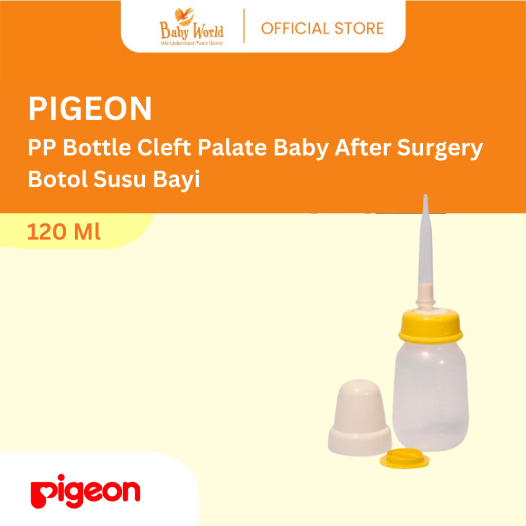 Jual PIGEON PP Bottle Cleft Palate Baby After Surgery 120Ml | Botol ...