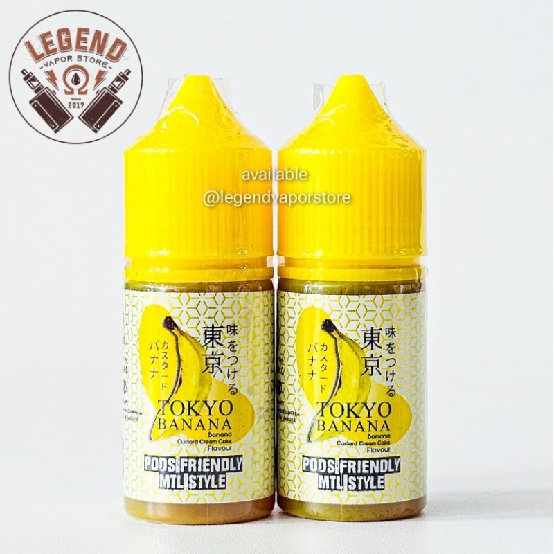 Jual SALT NIC - LIQUID TOKYO BANANA CLASSIC 12MG 15MG AUTHENTIC ...