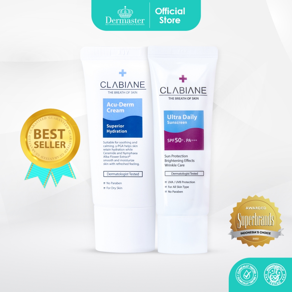 Jual Dermaster Double Hydration Skin - Clabiane Acu-Derm Cream ...