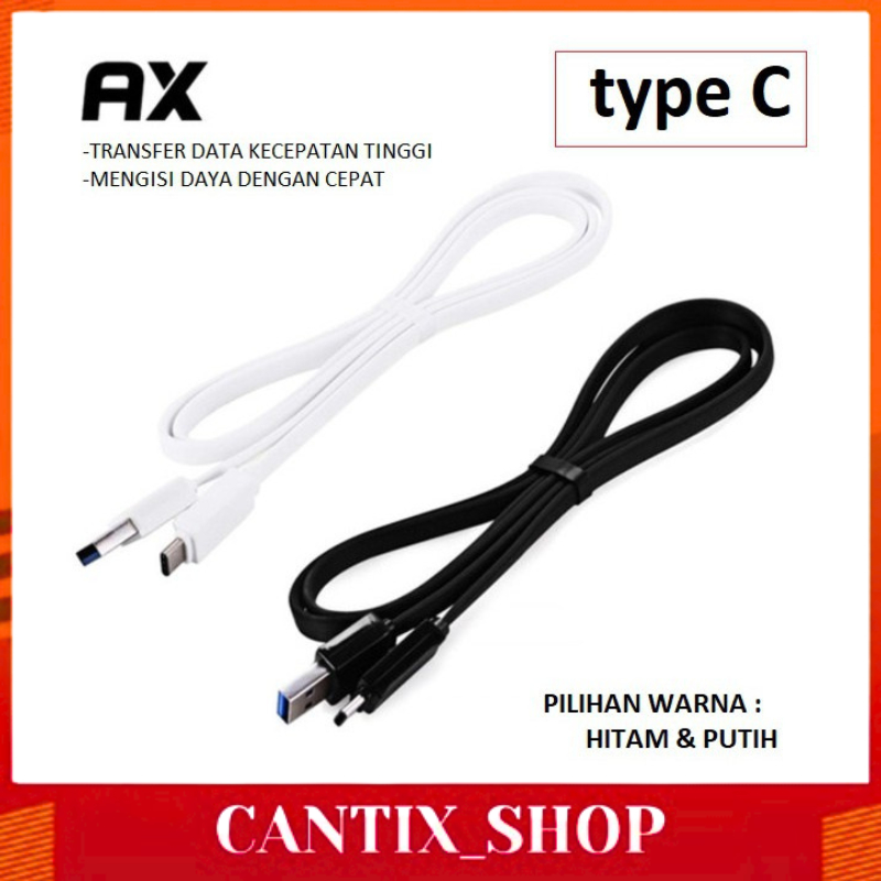 Jual Kabel data TYPE C Kabel USB TYPE C Original V8 TERMURAH | Shopee ...
