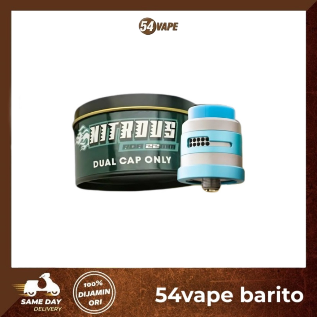 Jual Nitrous RDA 22mm Dual Cap Carlos Edition | Shopee Indonesia