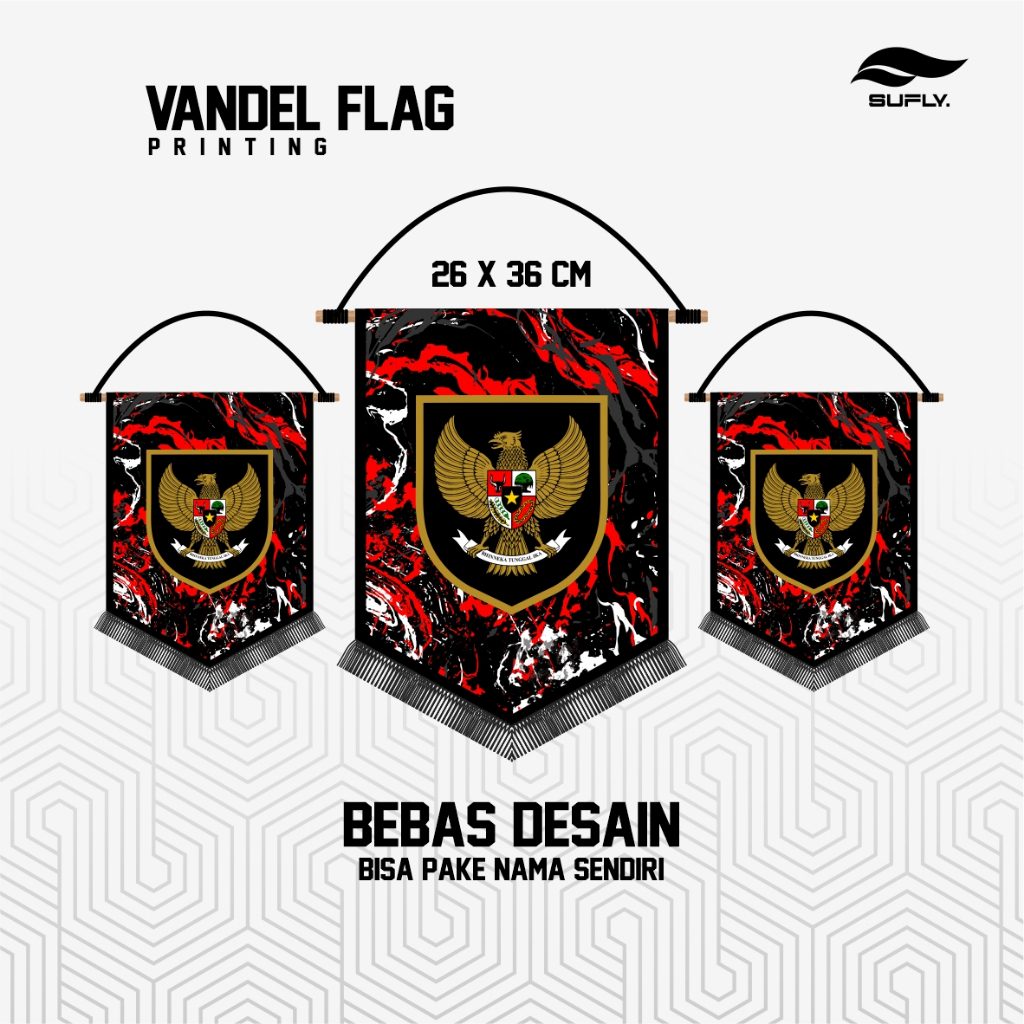 Jual VANDEL FLAG, HIASAN DINDING, CINDERAMATA, PENNANT, BENDERA GANTUNG ...