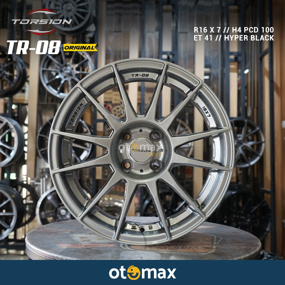 Jual Velg Mobil Torsion TR08 Ring 16 Hyper Black | Shopee Indonesia