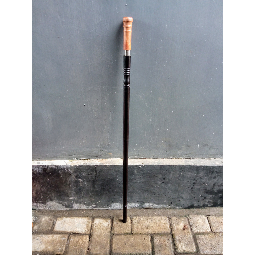 Jual Tongkat Komando Serbaguna Kayu Kelor Hitam Kombinasi Setigi ...