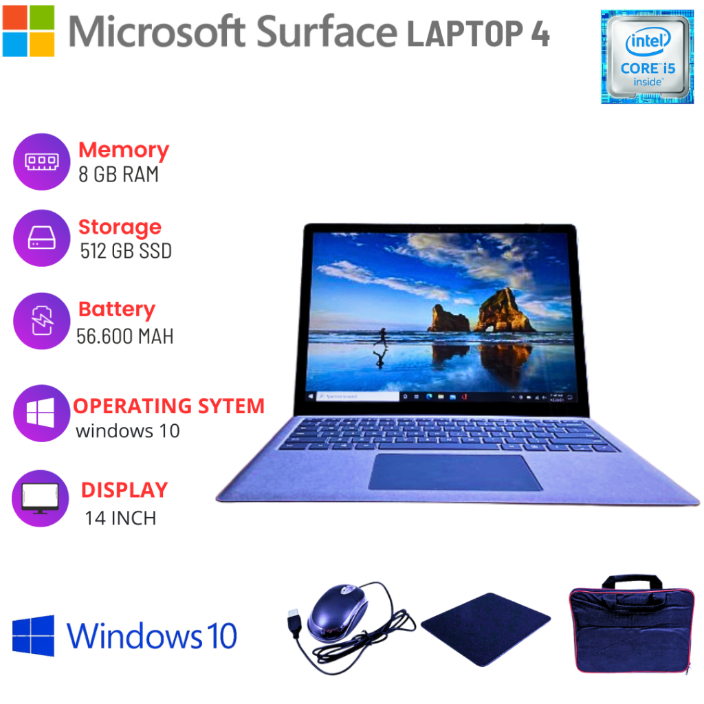 Jual LAPTOP MICROSOFT SURFACE LAPTOP 4 8/512GB I5 GEN 11 SECOND GARANSI ...