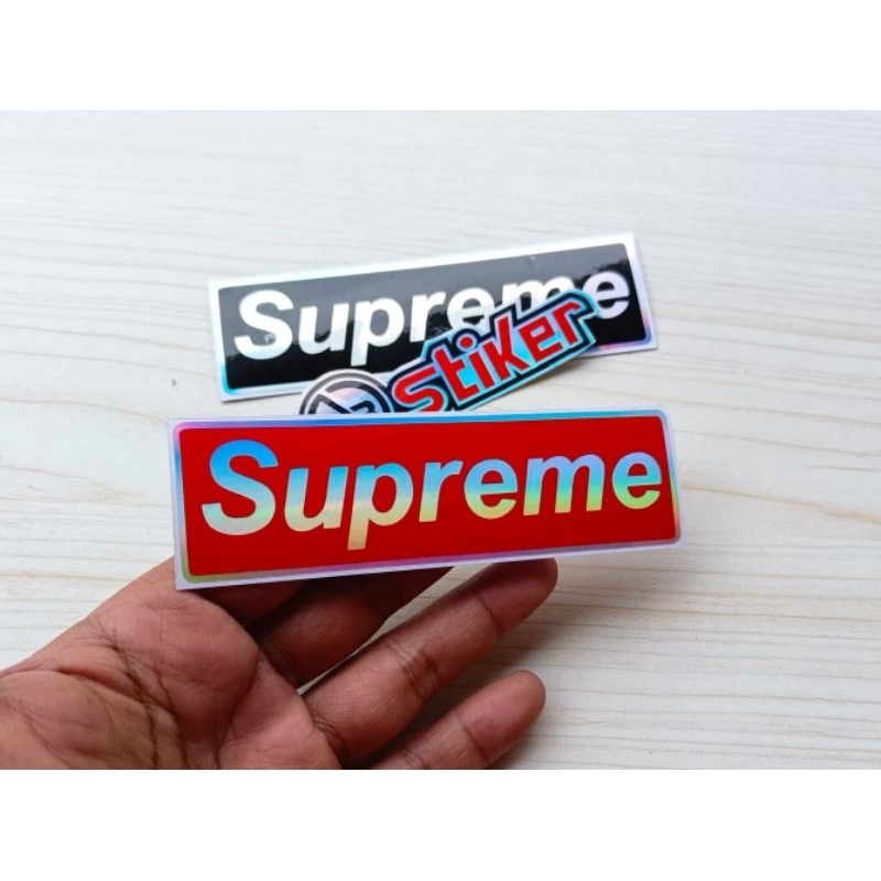 Jual Stiker SUPREME cutting sticker supreme | Shopee Indonesia