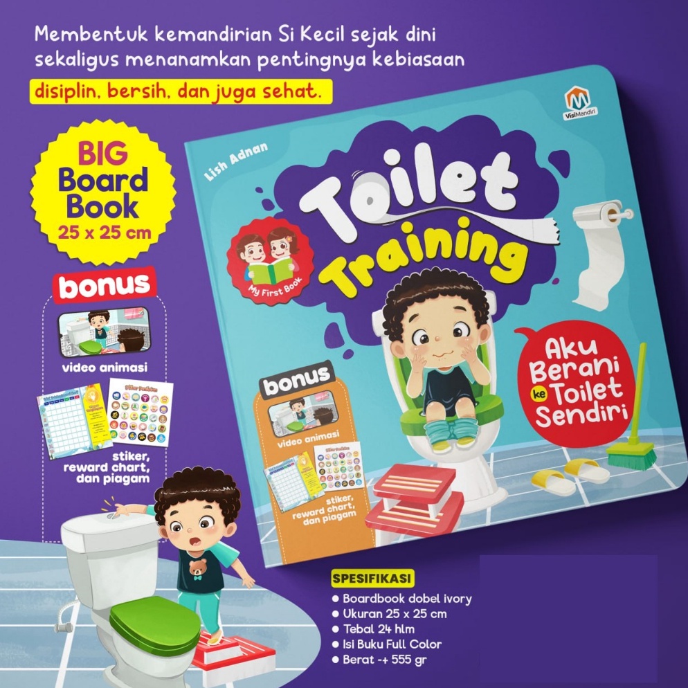Jual ART O56E MY FIRST BOOK TOILET TRAINING Aku Berani ke Toilet ...