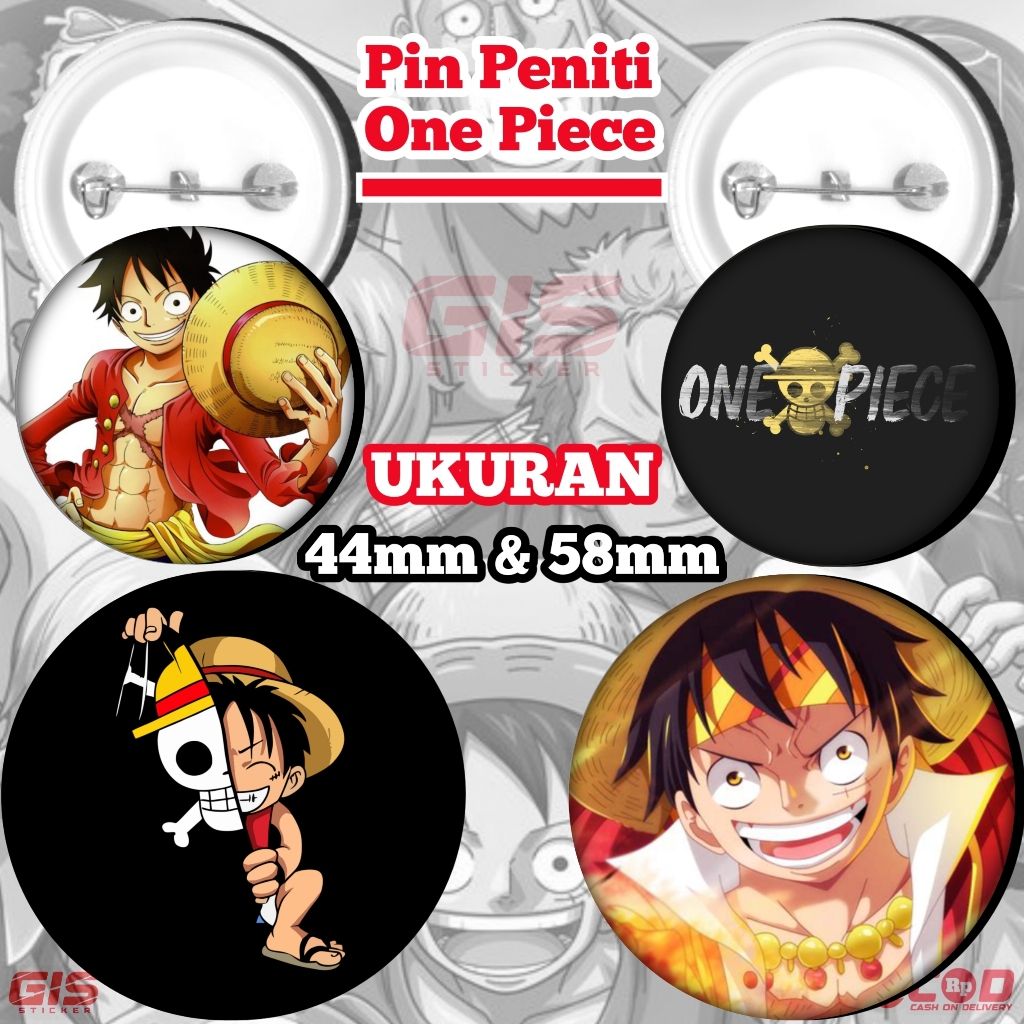 Jual Pin Peniti Anime One Piece Pin Bros Kartun | Shopee Indonesia