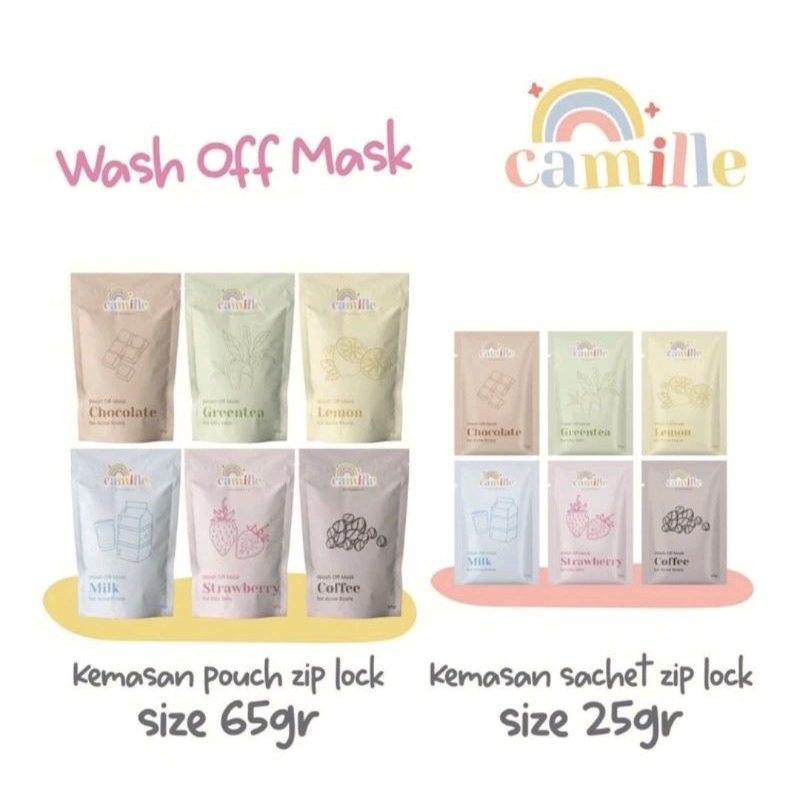 Jual Camille Wash Off Mask | Masker Wajah 65gr | Shopee Indonesia