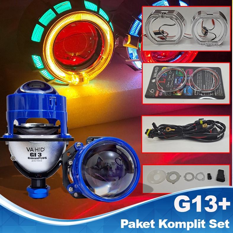 Jual Gmax Plus - Paket Komplit Set Biled Projie Ukuran 2,5 inch Gmax ...