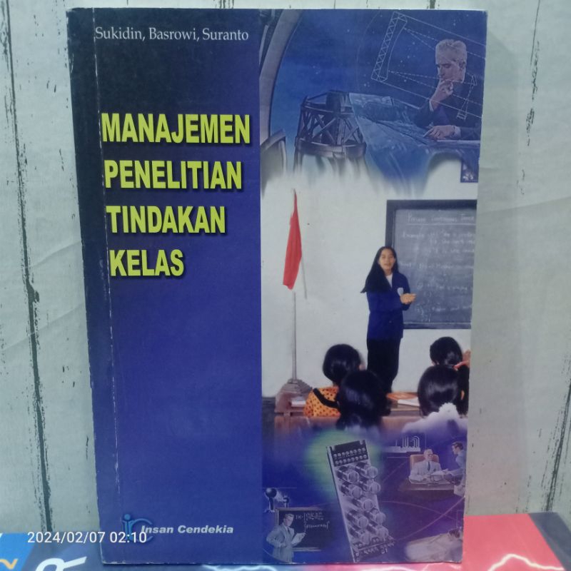 Jual ORIGINAL BUKU MANAJEMEN PENELITIAN TINDAKAN KELAS PTK Karangan By ...