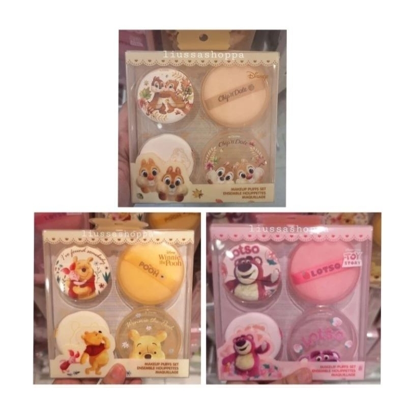 Jual Makeup Puff Miniso - Disney Collection Fluffy Festival Makeup ...