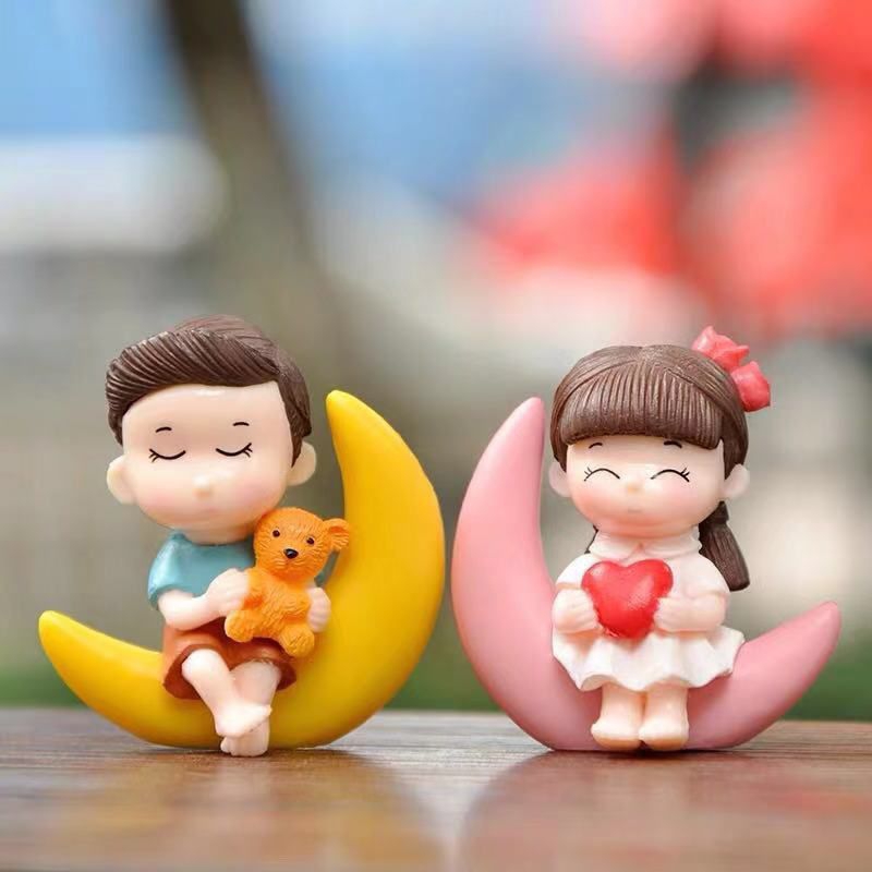 Jual MINIATUR BONEKA COUPLE MOON | Shopee Indonesia