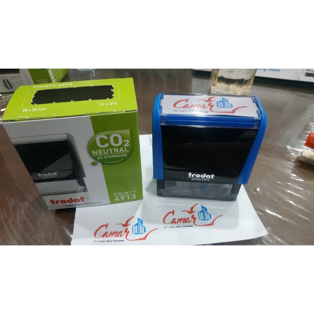 Jual Jual Stempel Trodat 4912 Stempel Administrasi Stempel Kertas Custom Warna | Shopee Indonesia