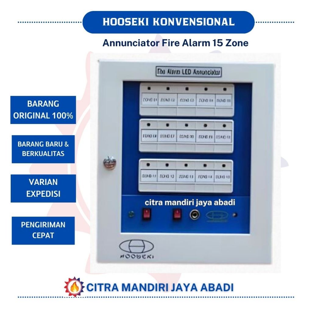 Jual Hooseki Annunciator Panel 15 Zone | Shopee Indonesia