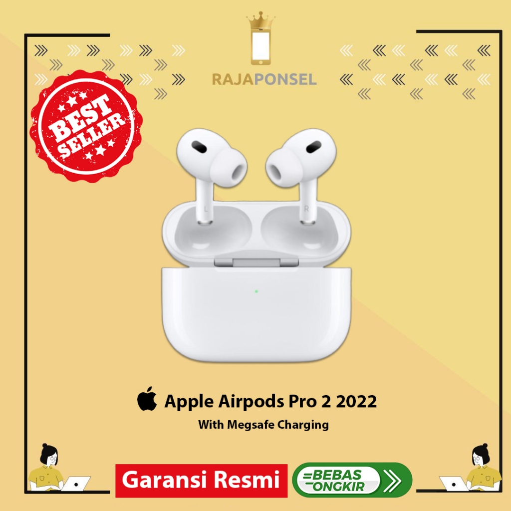 Jual Apple Airpods Pro 2 2nd Gen with Megsafe Garansi Resmi Apple | Shopee Indonesia