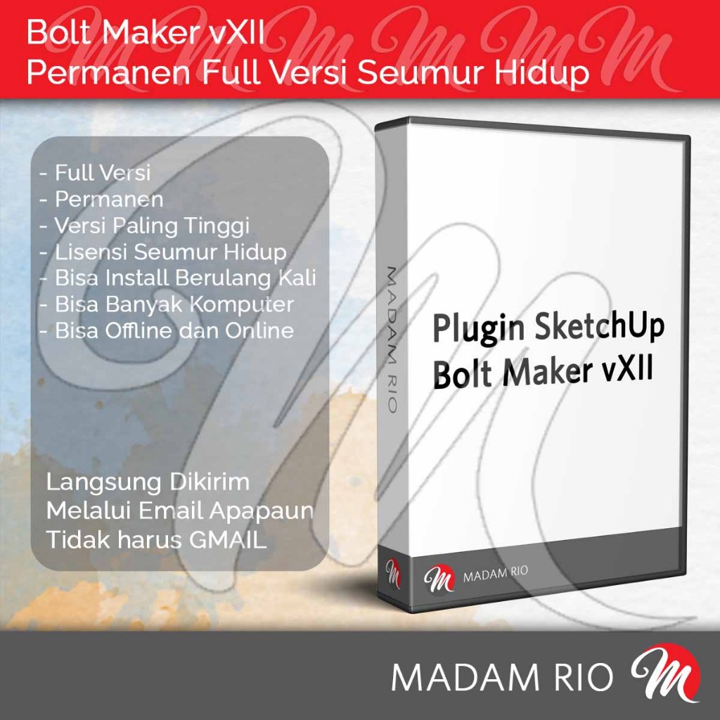 Jual Bolt Maker vXII untuk SketchUp | Shopee Indonesia
