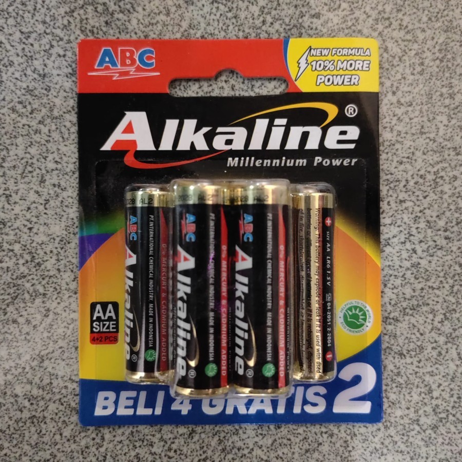Jual Baterai ABC Alkaline kecil A2 Batre remot Battery remote Alkaline ...