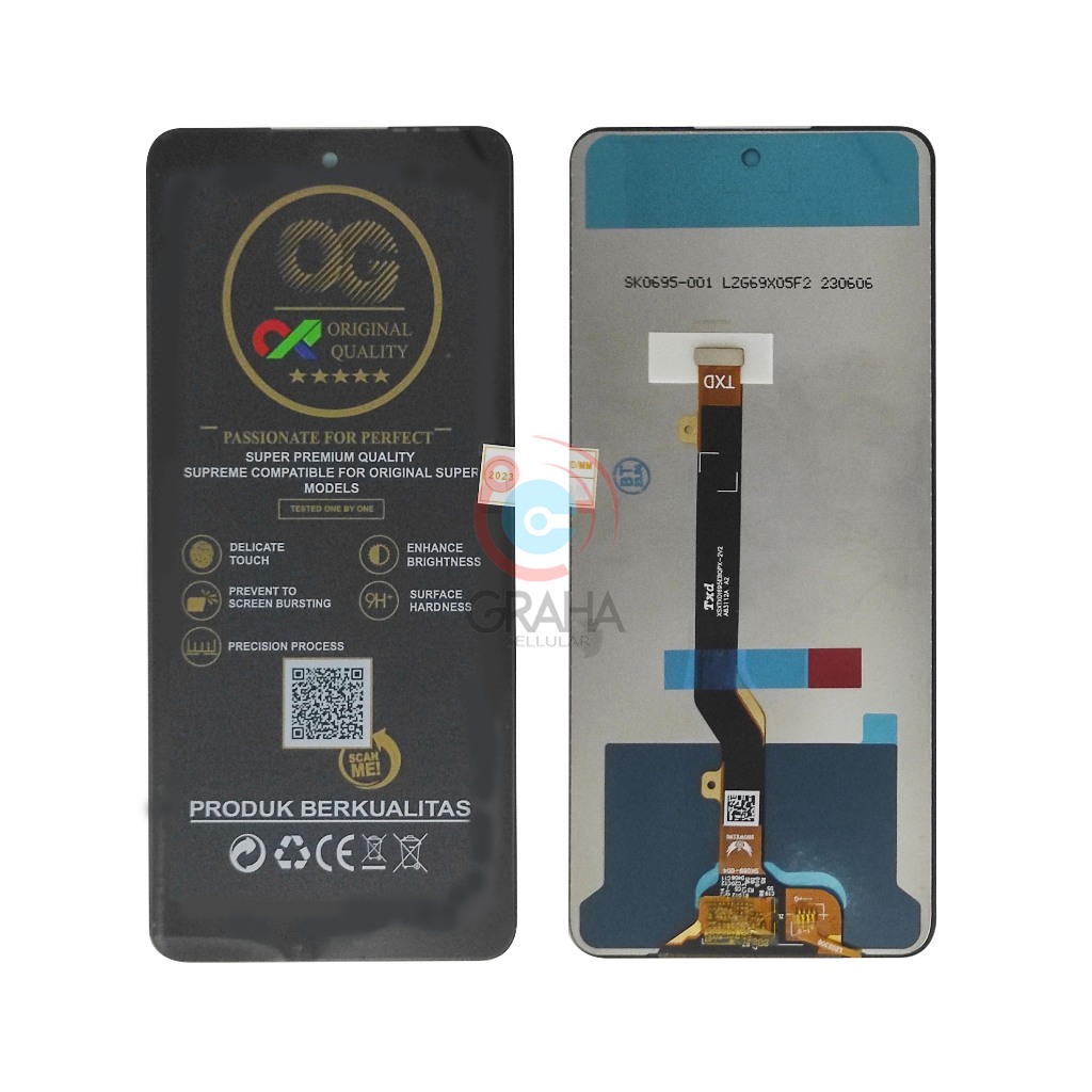 Jual LCD INFINIX NOTE 10 PRO / X695 / X695C OG ORI SUPER FULLSET ...